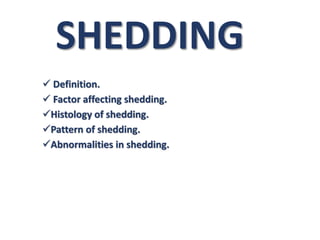 Shedding | PPT | Free download