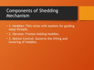 Shedding_Mechanism_Presentation of different | PPTX