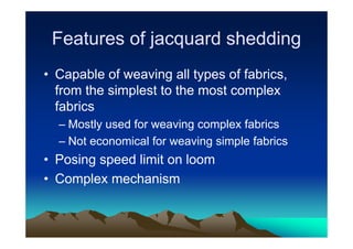 Woven Shedding Mechanisms | PDF