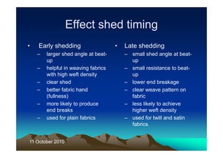 Woven Shedding Mechanisms | PDF