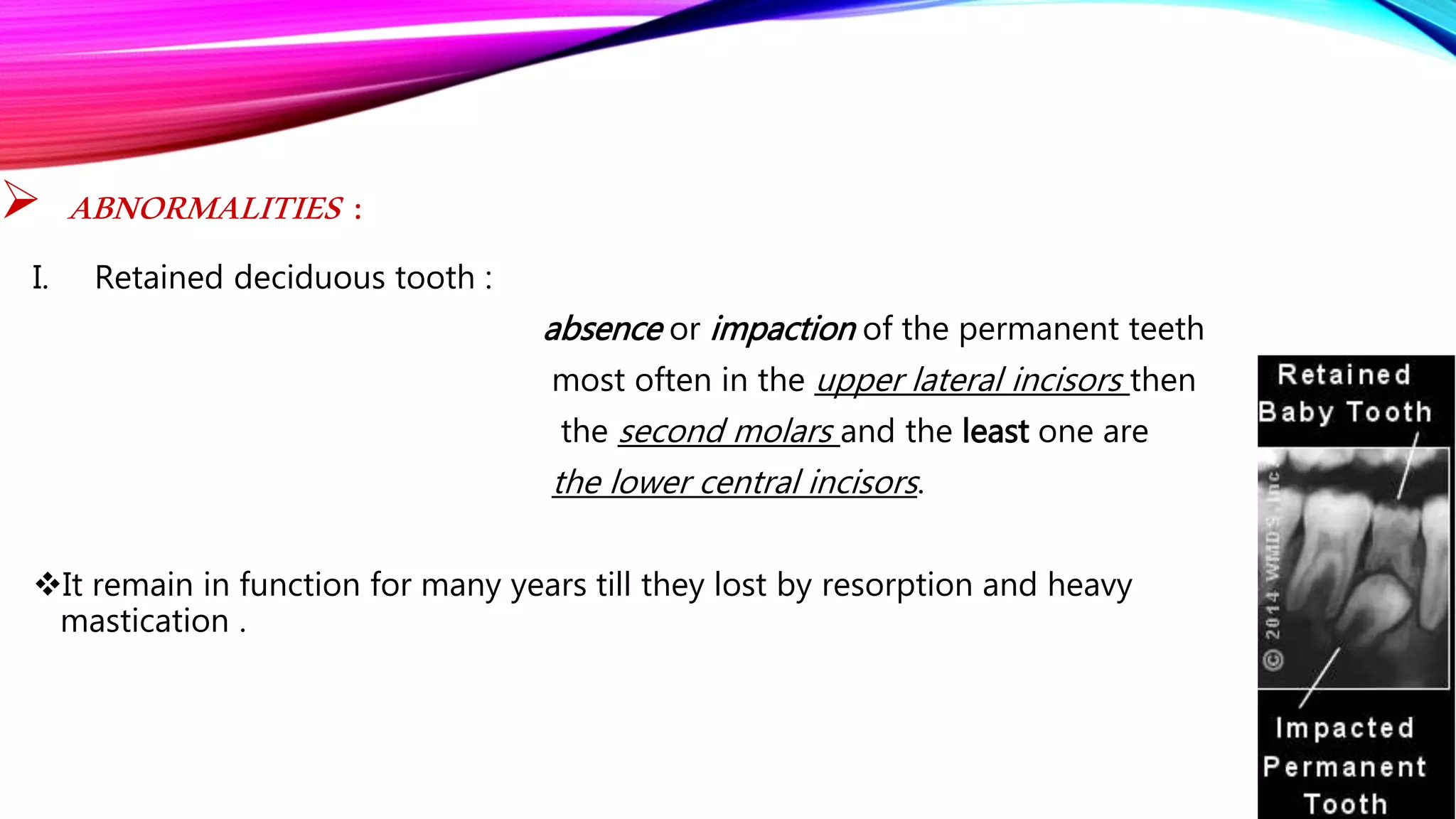 Shedding of the deciduous teeth | PPTX