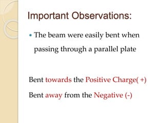 Discovery of Electrons and Protons | PPTX