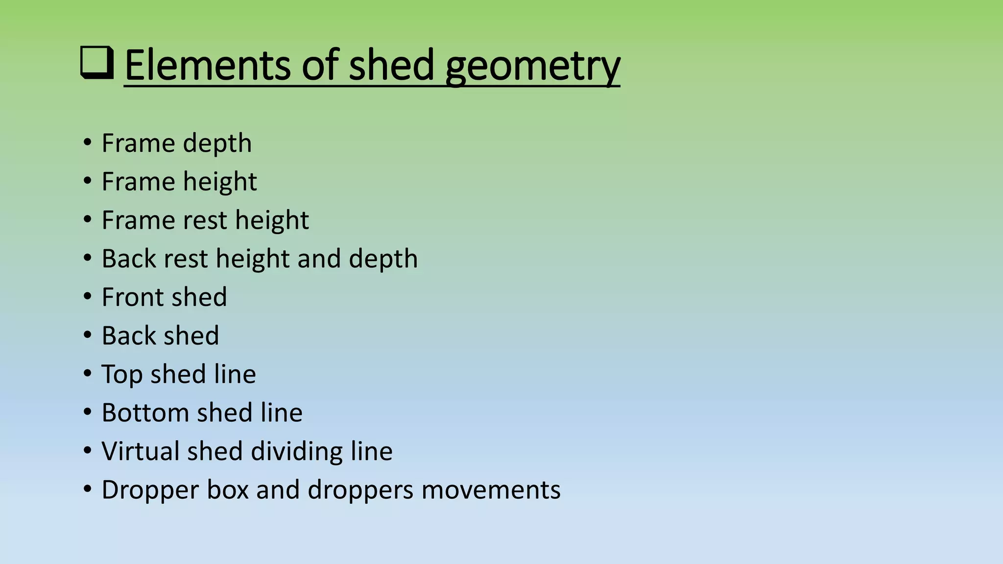 Shed geometry by Mim | PPTX