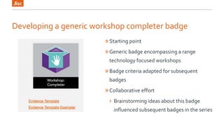 Digital Rewards for CPD: Developing a Digital Practitioner Series of Open Badges | PPTX