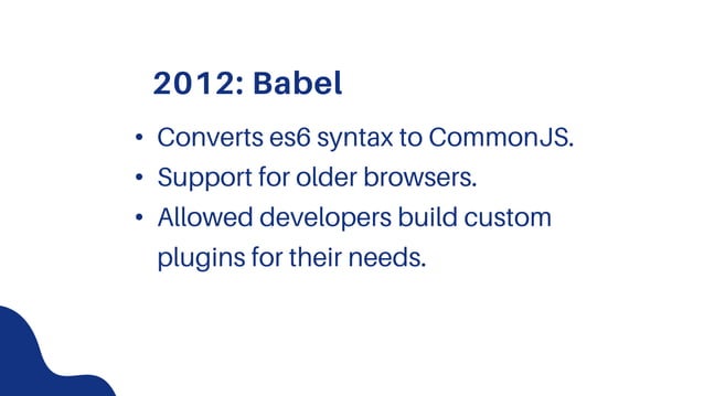 Shift Remote Js Javascript Build Tools Past And Beyond Shedrack Akintayo Ppt 5375