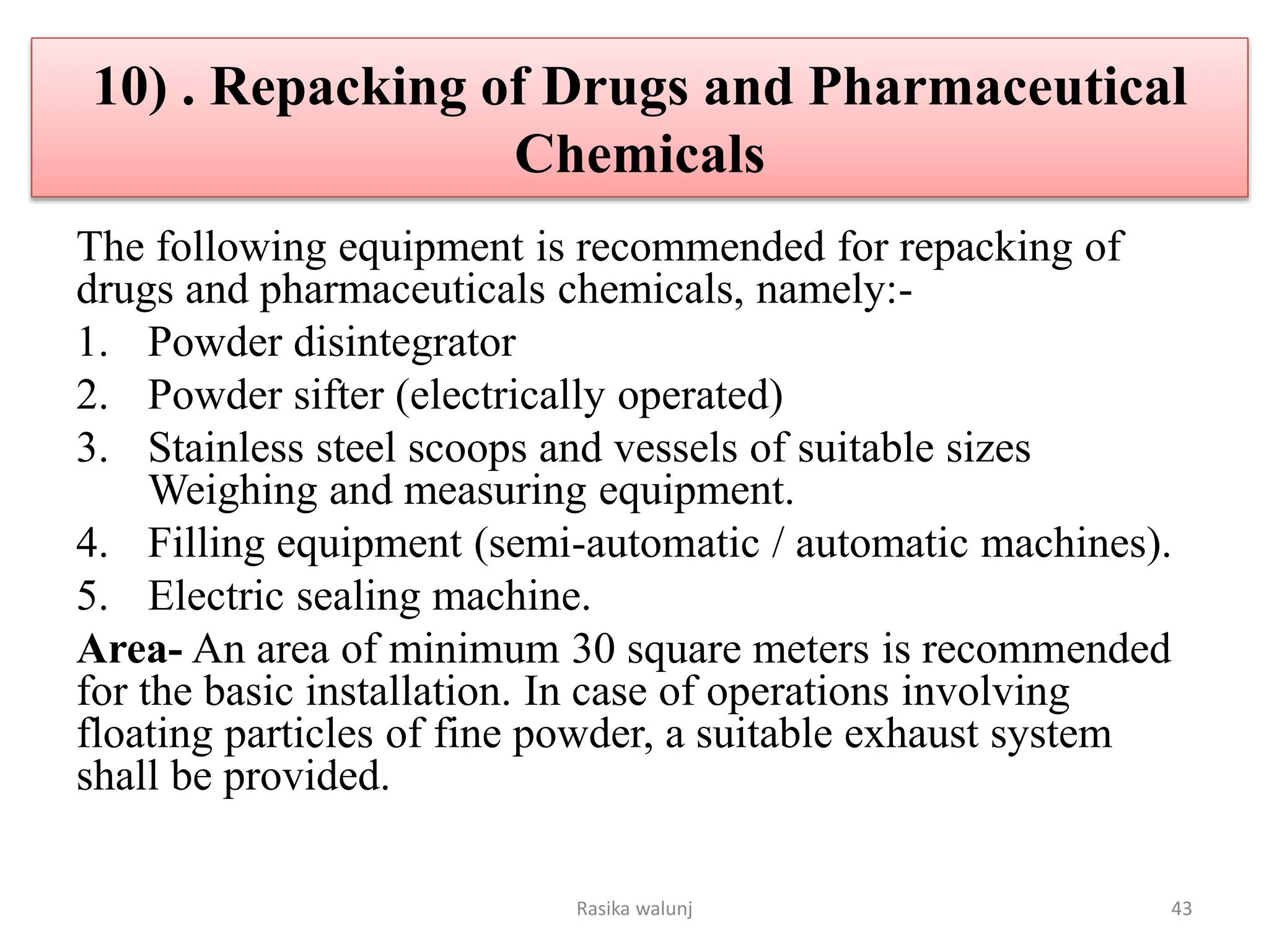 Schedule M in pharmaceutical industries | PPTX