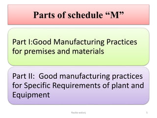 Schedule M in pharmaceutical industries | PPTX | Manufacturing Industry ...