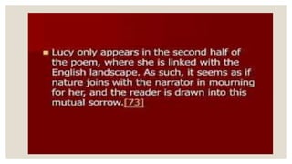 She dwelt among the untrodden ways - By william wordsworth.pptx