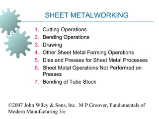 Sheeet metal | PPT