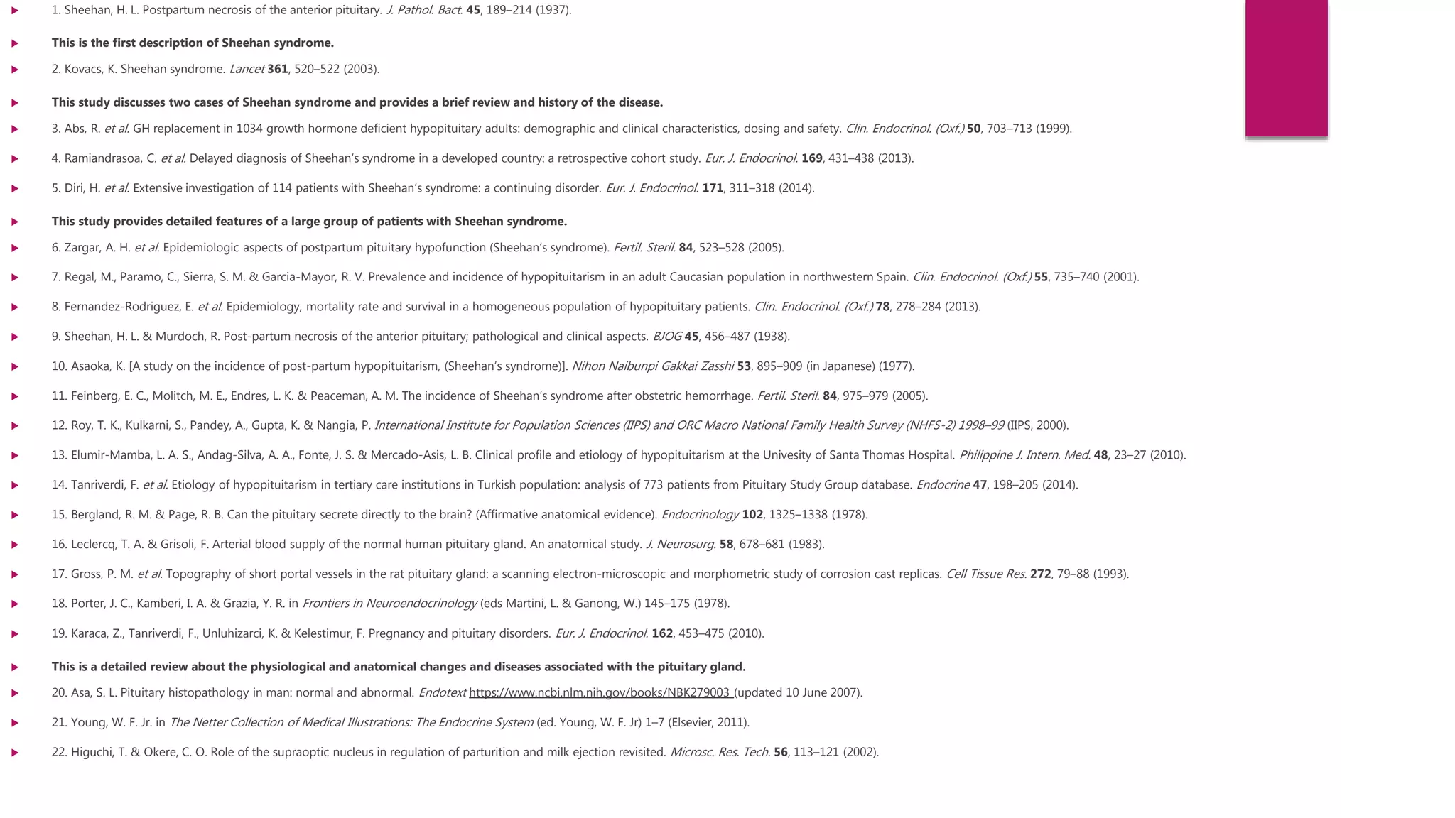 Sheehan's syndrome | PPTX