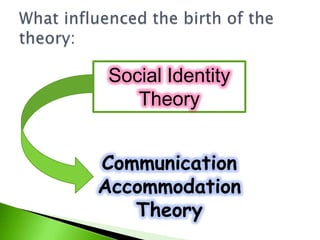 Communication Accommodation Theory | PPTX