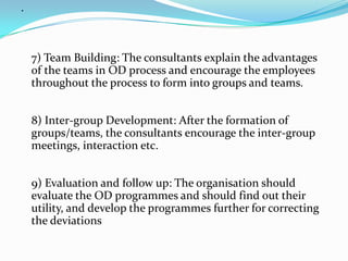 organisational development | PPTX