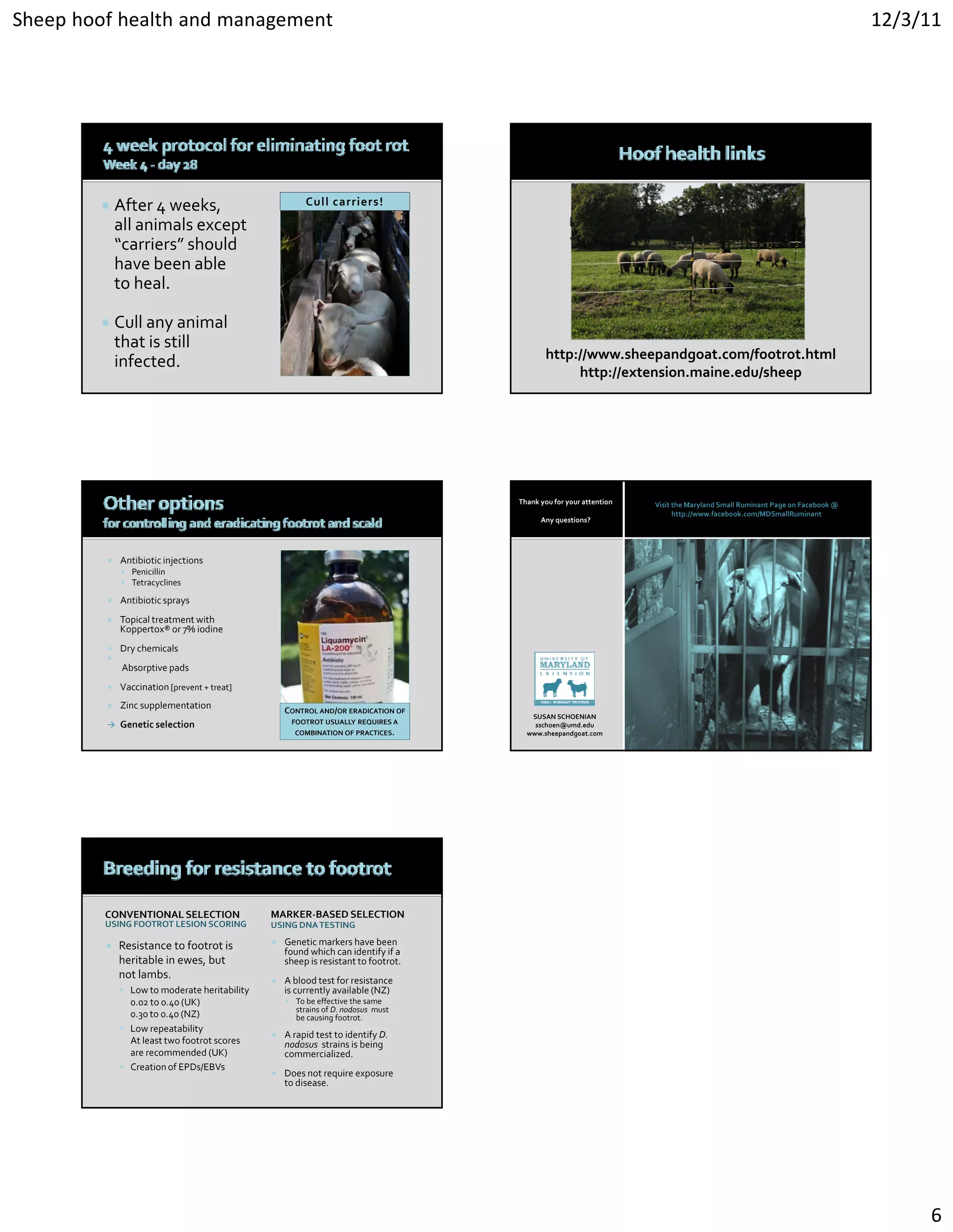 Sheep hoof health | PDF