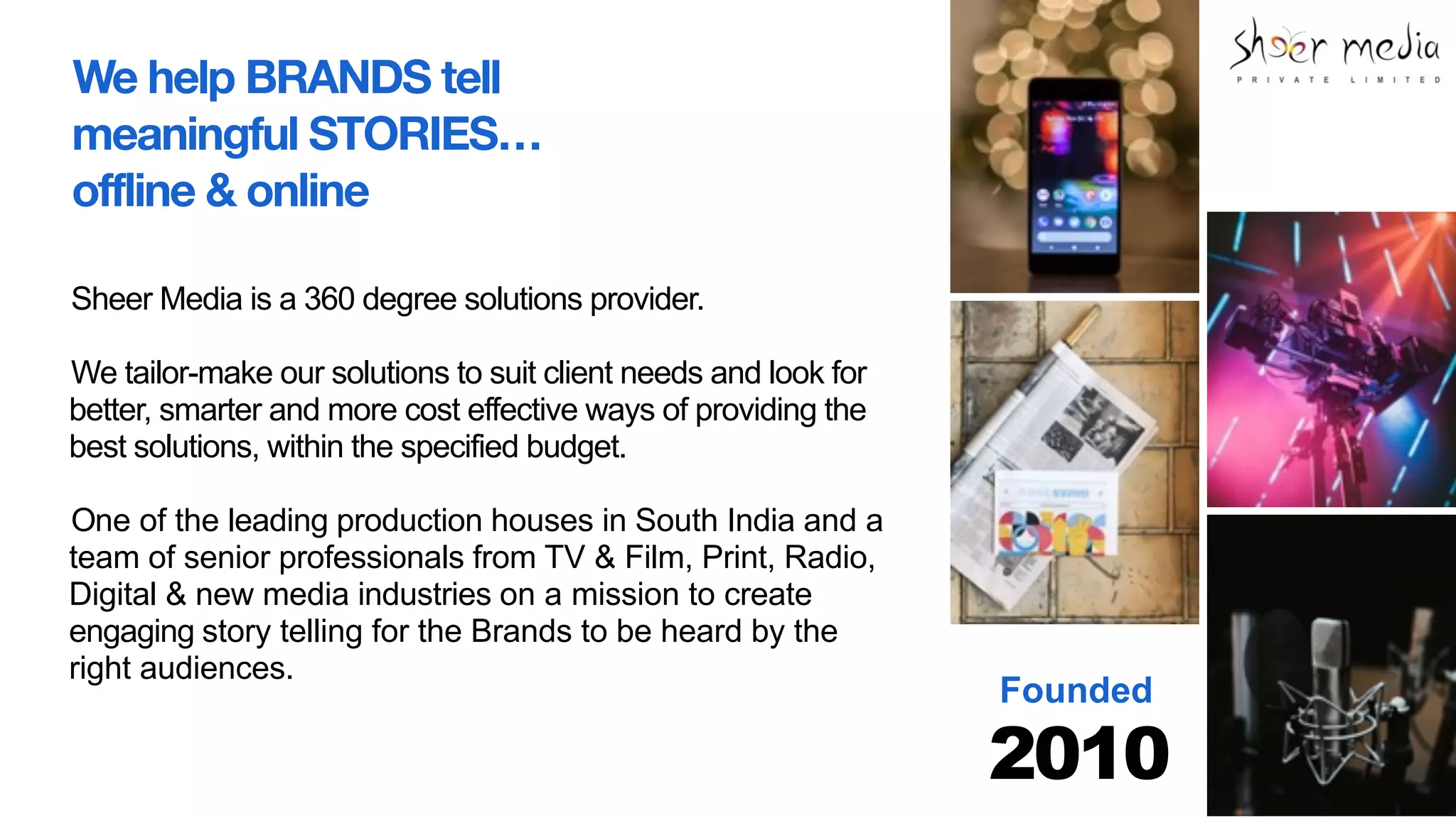 Sheer media company profile | PDF