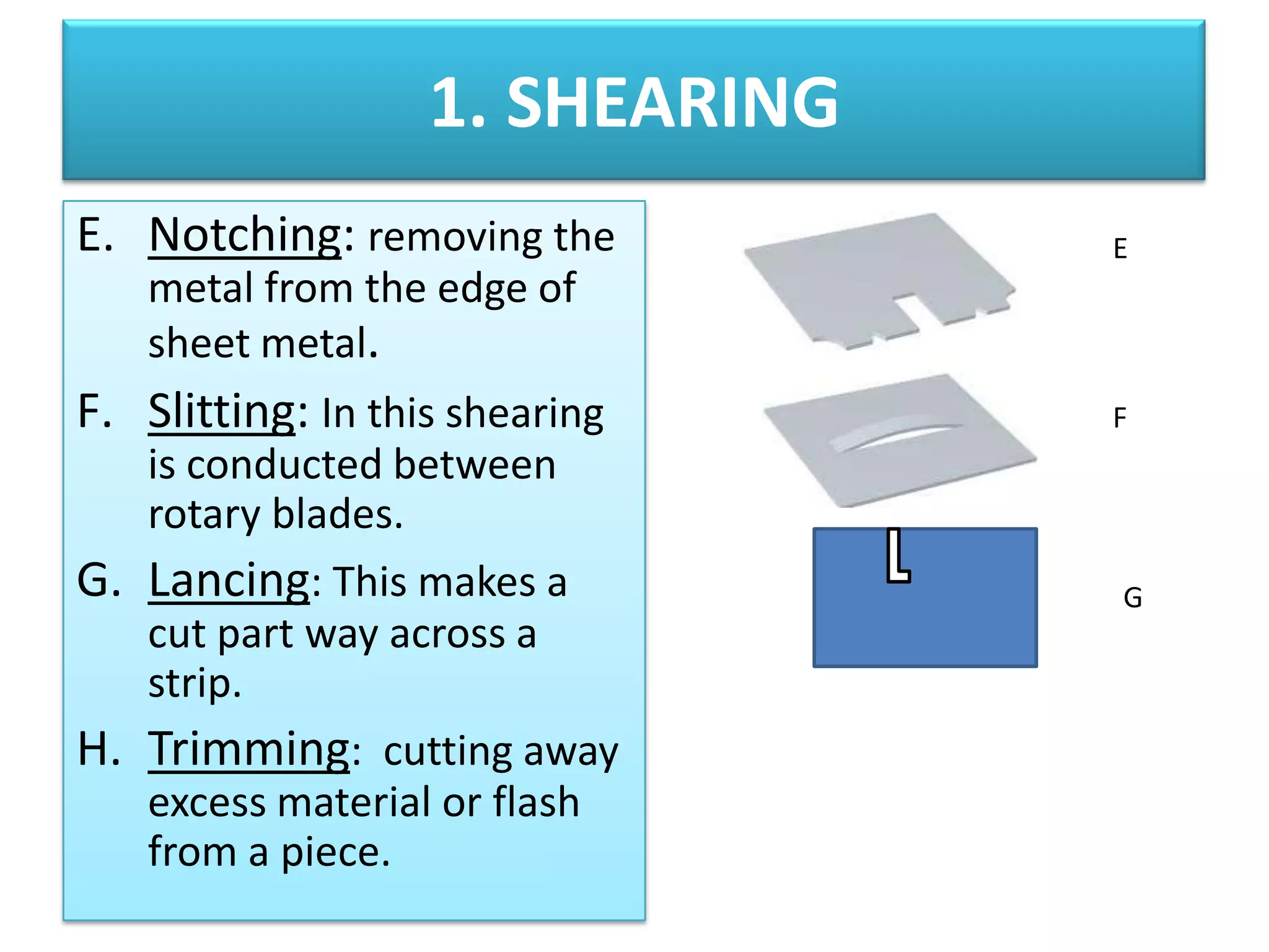 Sheet metal shop | PPTX