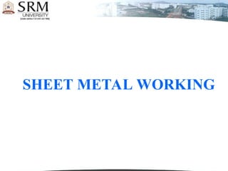 Sheet Metal Forming processes and planking products | PPT