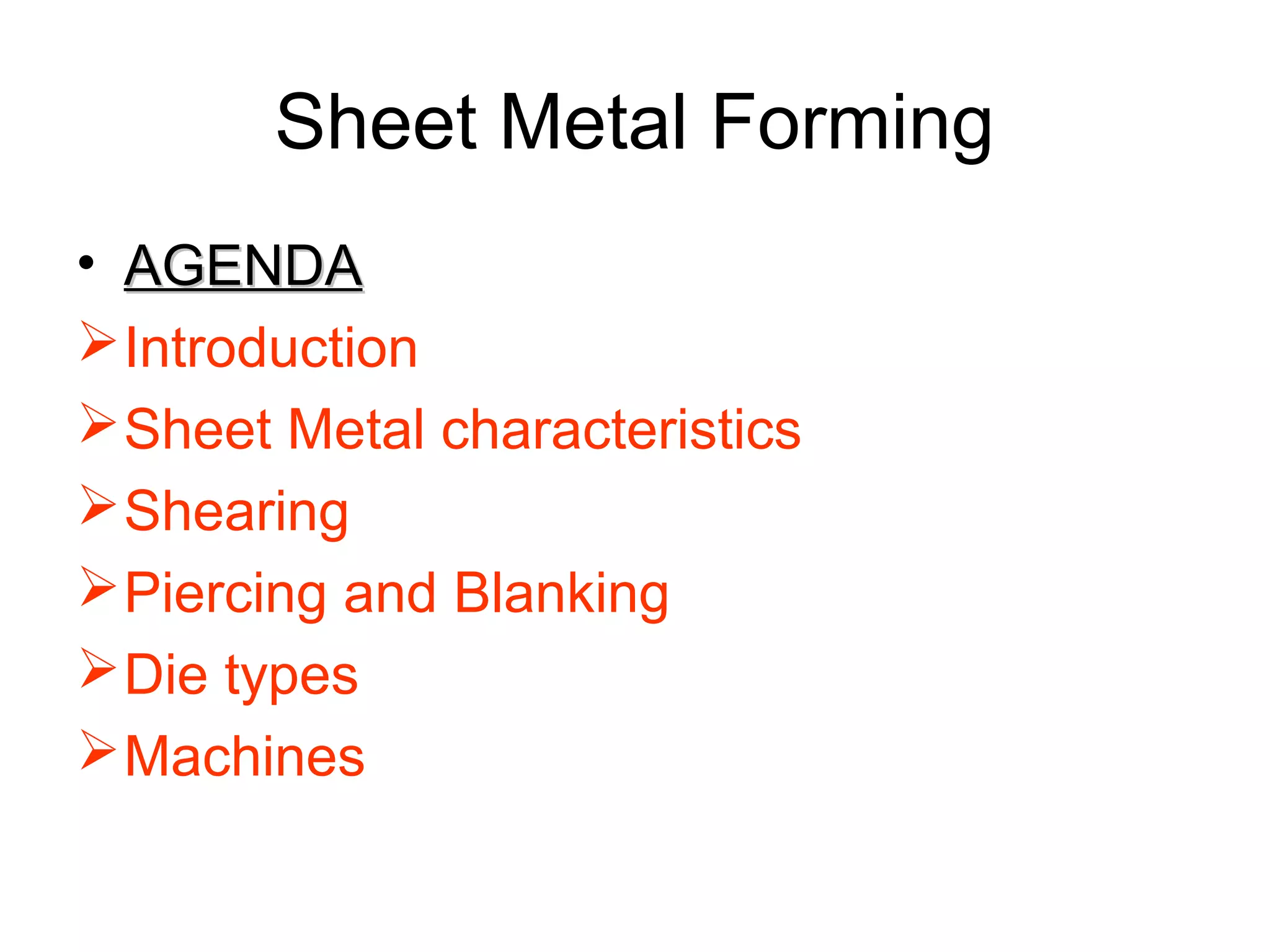Sheet Metal Forming | PPT