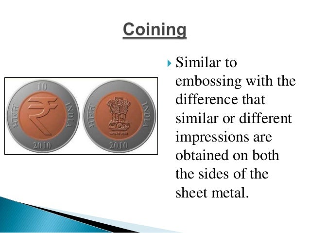 Sheet metal-operations