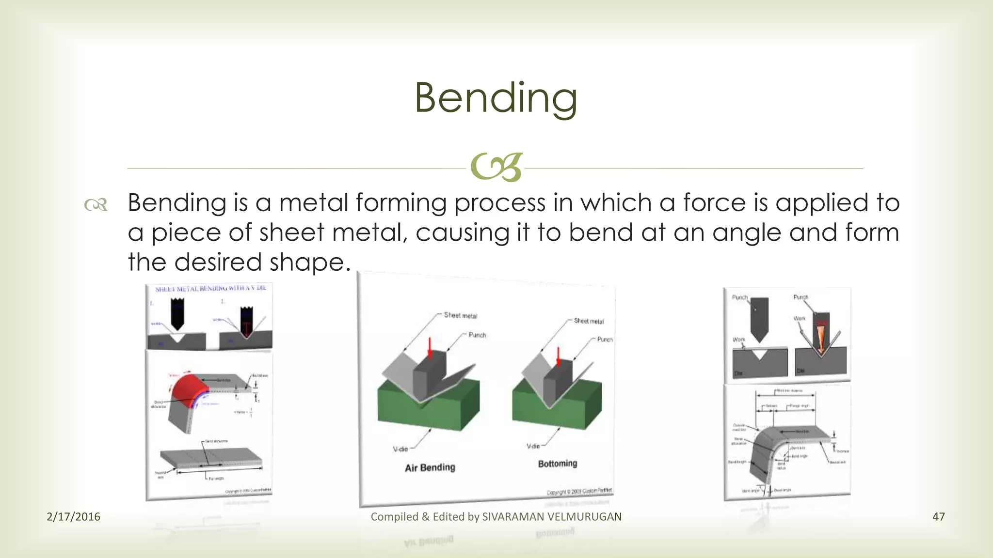 Sheet Metal Working & Process | PDF