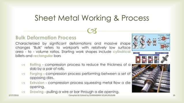 Sheet Metal Working & Process | PDF