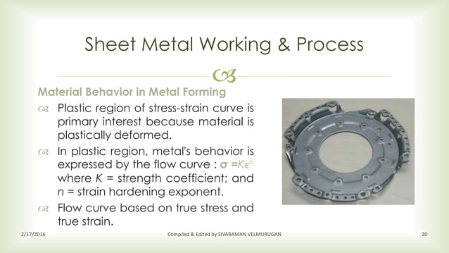 Sheet Metal Working & Process | PDF