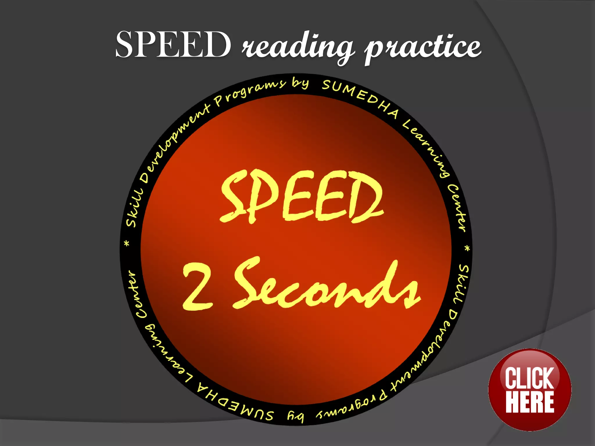speed reading program for kids | PDF
