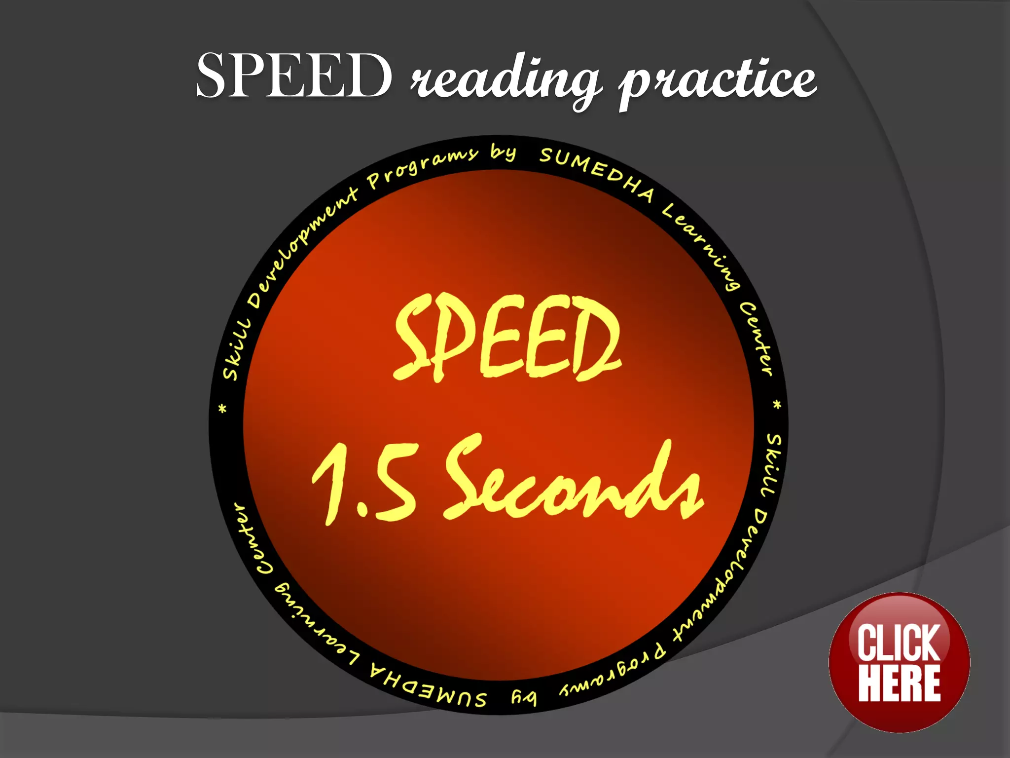 speed reading program for kids | PDF