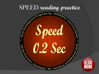 speed reading program for kids | PDF