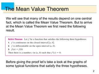 MEAN VALUE THEOREM | PPT