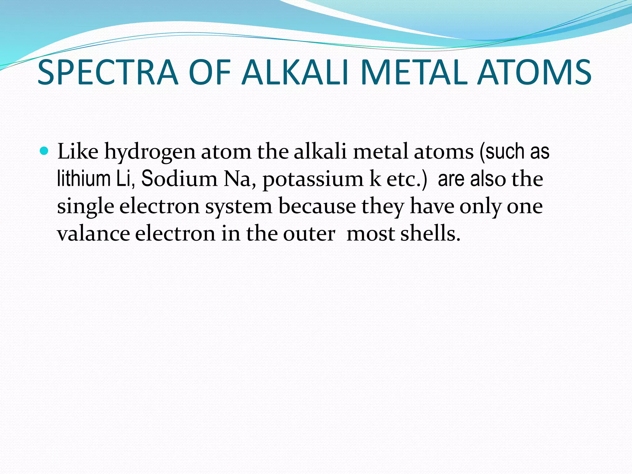 STRUCTURE OF SODIUM D LINE | PPTX