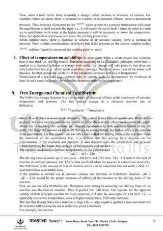 chemical equilibrium for iit jee | PDF
