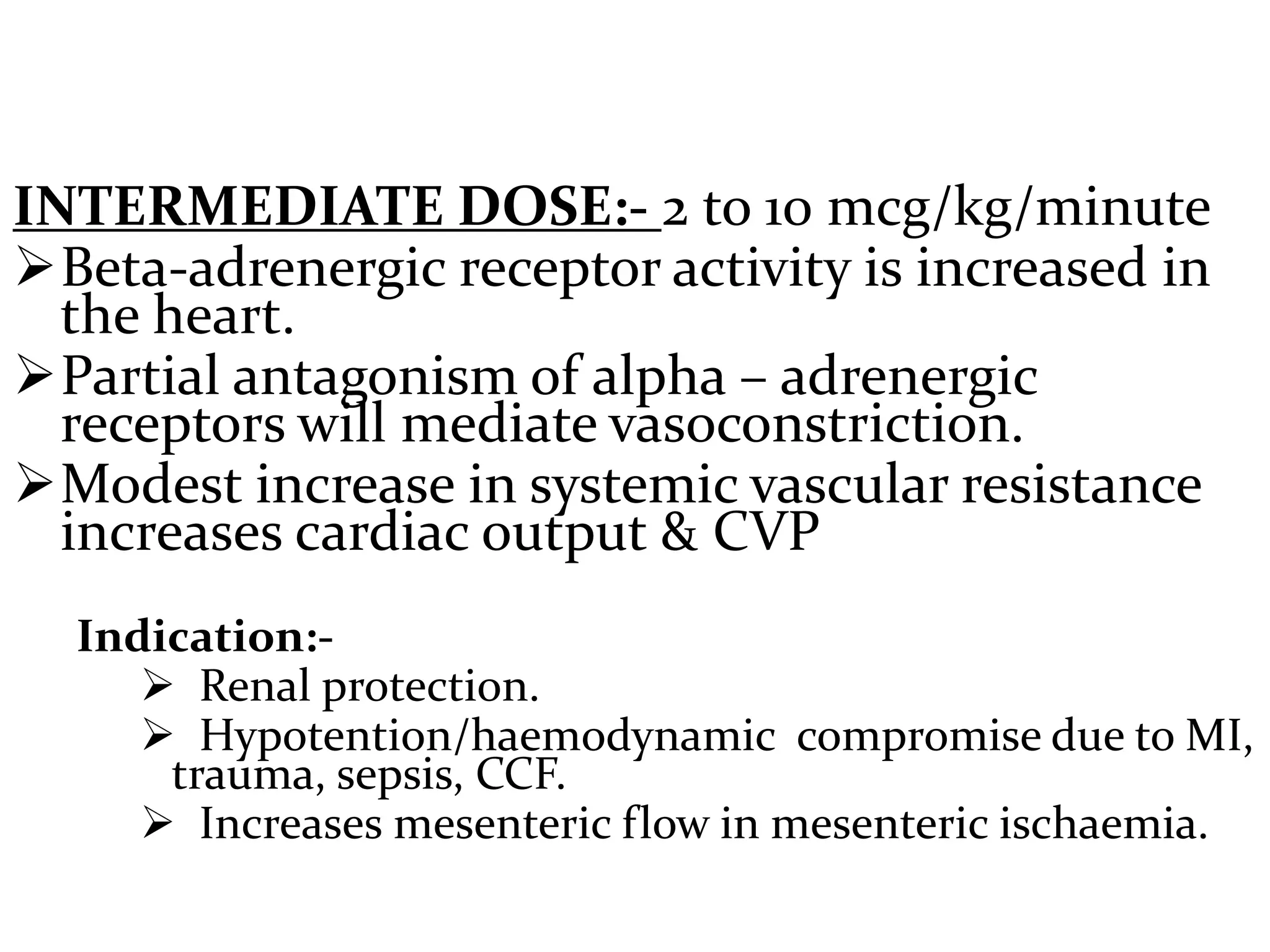 Inotropic agents, or inotropes, are medicines that change the force of ...