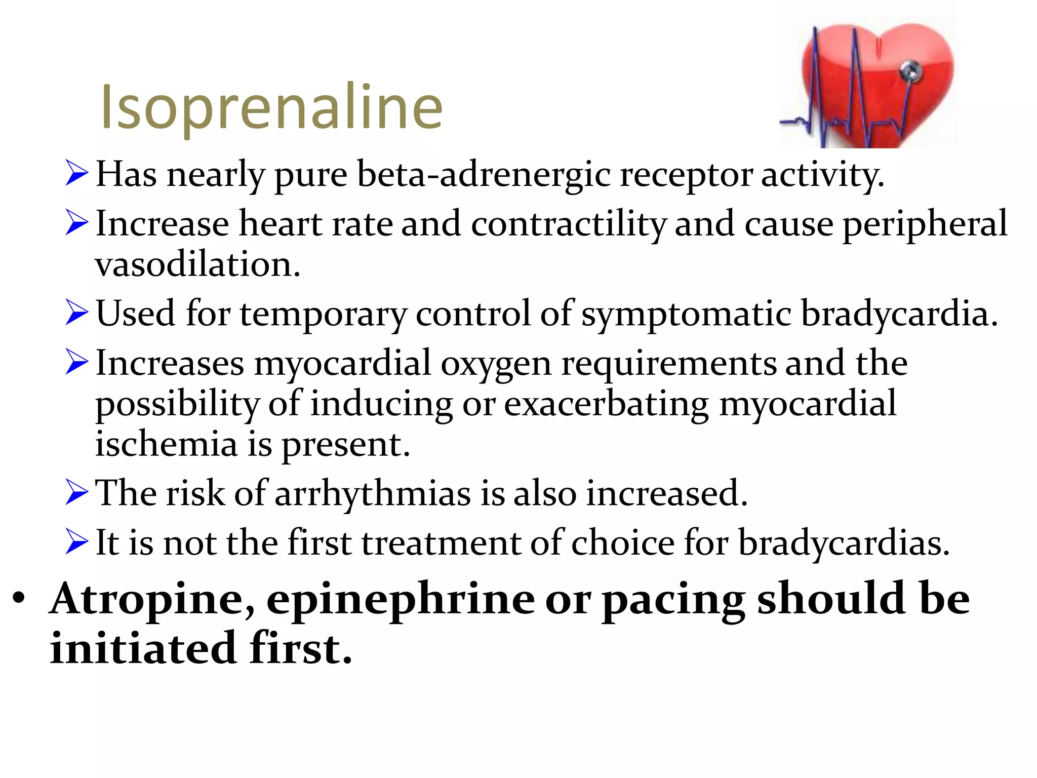 Inotropic agents, or inotropes, are medicines that change the force of ...