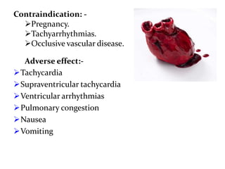 Inotropic agents, or inotropes, are medicines that change the force of ...