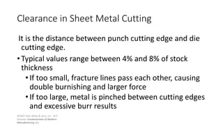 ppt on Sheet metal process | PPTX
