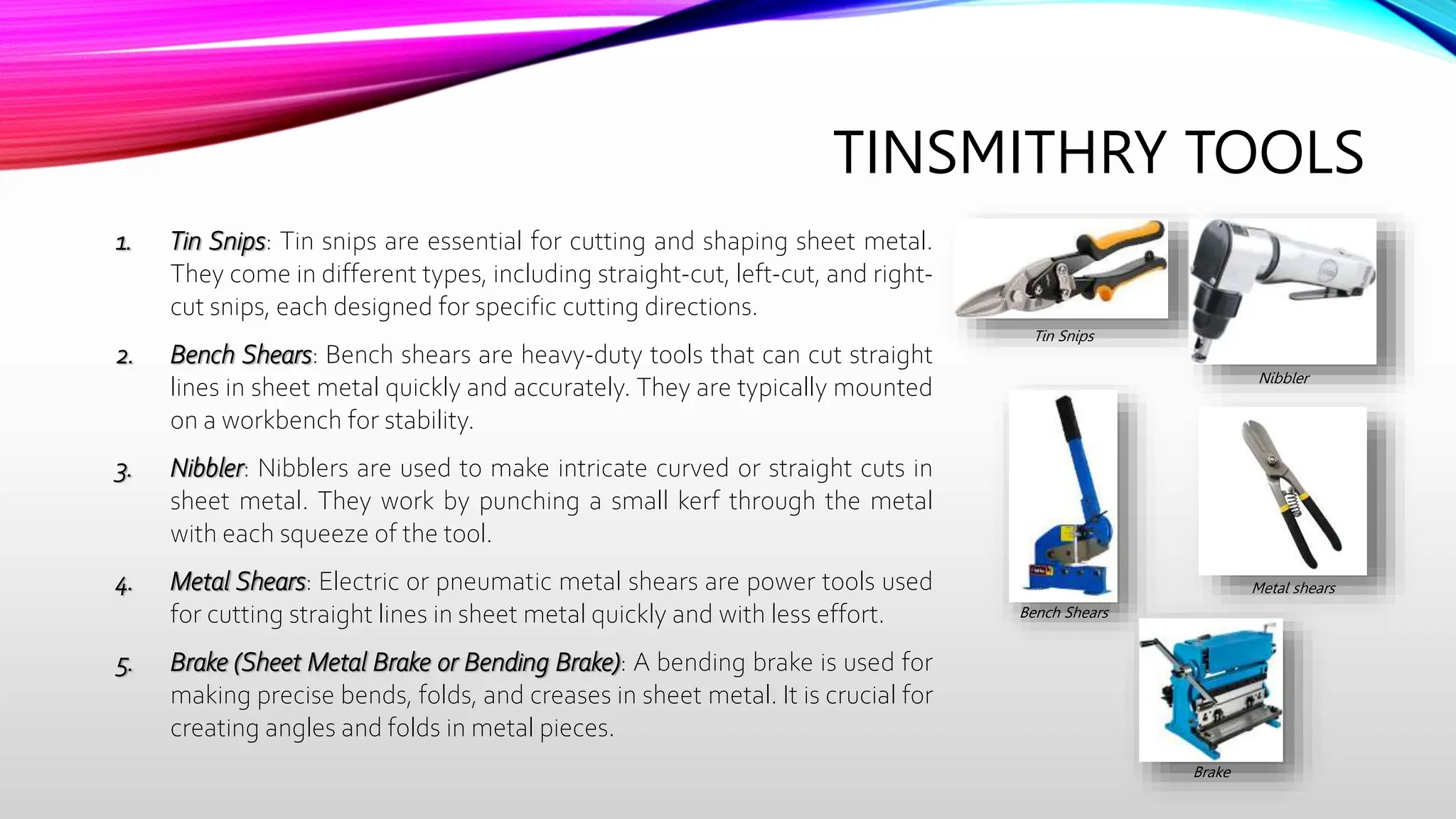 SHEET METAL AND TINSMITHRY.pptx