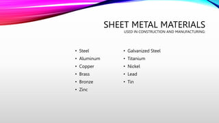 SHEET METAL AND TINSMITHRY.pptx