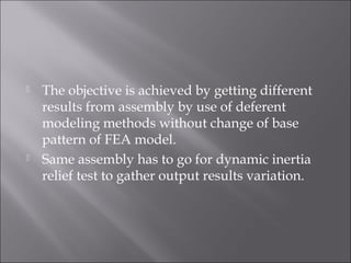 Sheet metal assembly verification by fea methods | PPT
