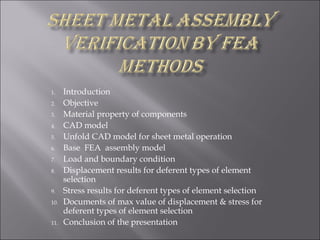 assembly verification with deferent types of element with deferent ...