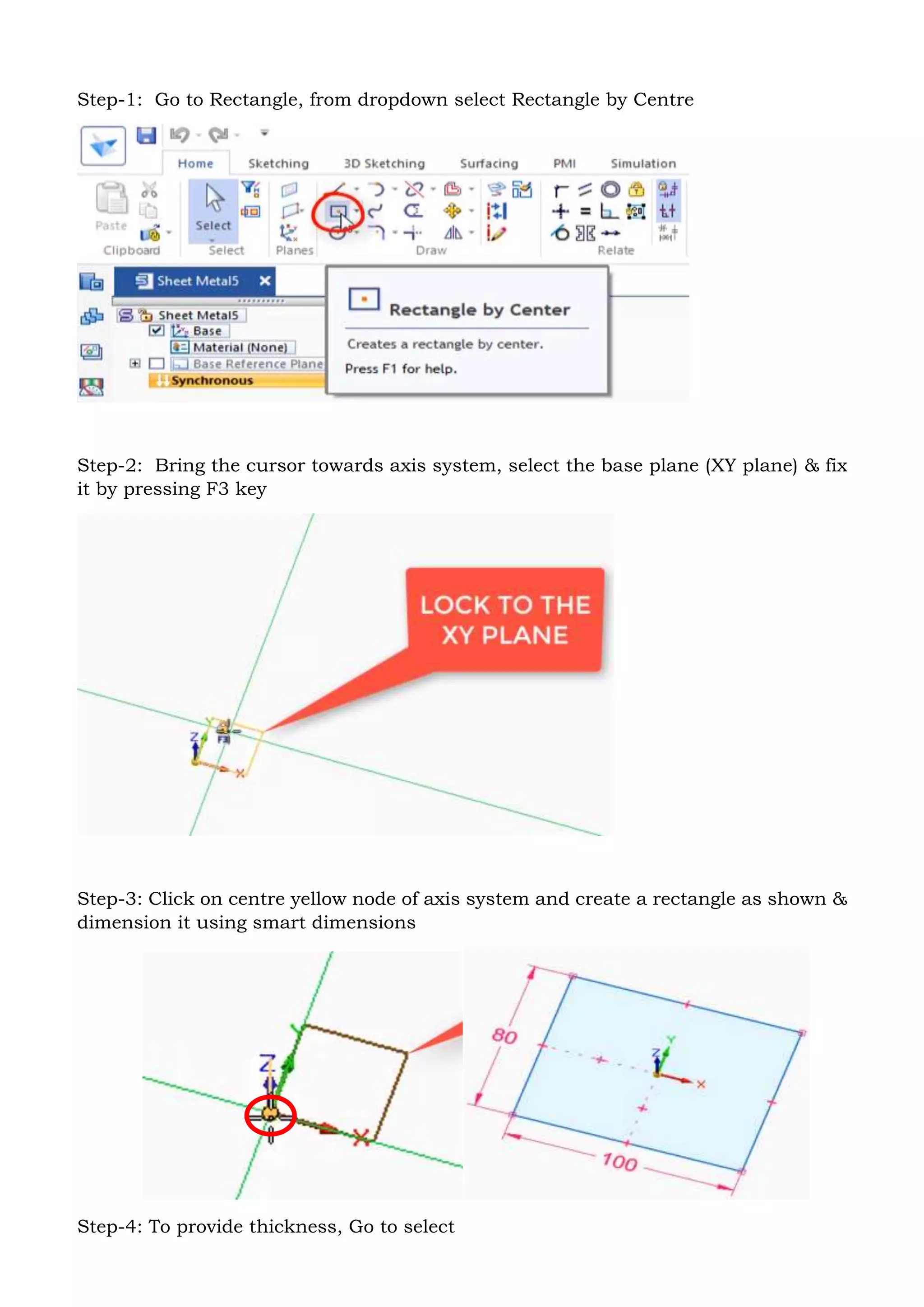 Sheet metal design in Solid Edge.docx