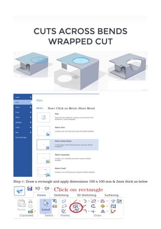Sheet metal design in Solid Edge.docx