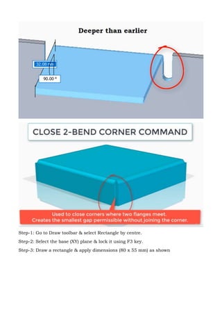 Sheet metal design in Solid Edge.docx