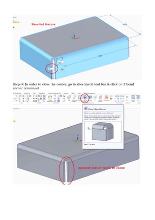 Sheet metal design in Solid Edge.docx