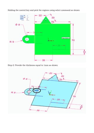 Sheet metal design in Solid Edge.docx