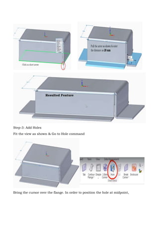 Sheet metal design in Solid Edge.docx