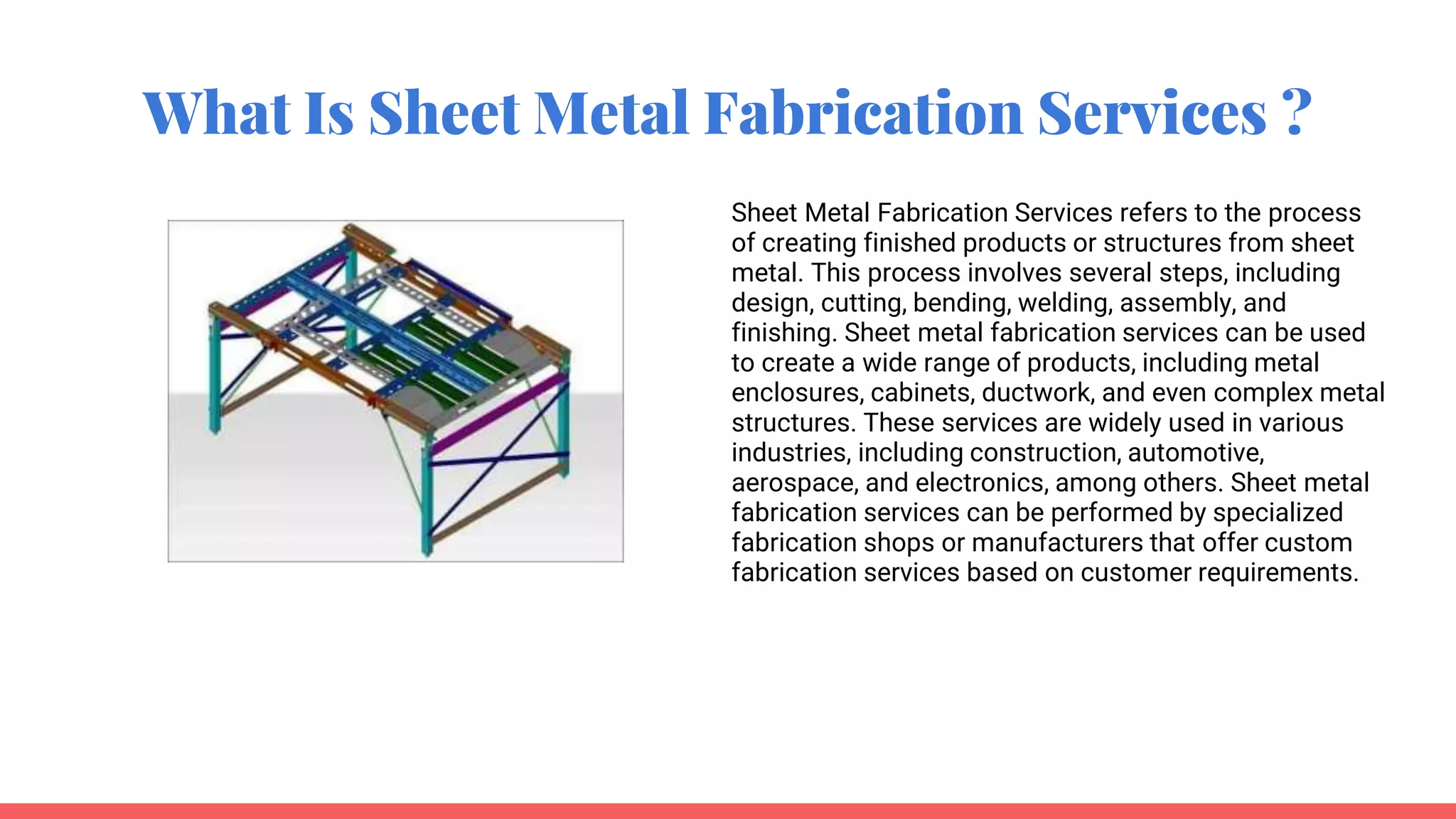 Sheet Metal Fabrication Services.pptx