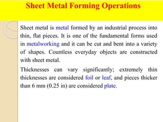 Sheet Metal Forming Operations ppt.pptx