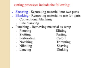 Sheet Metal Forming Operations ppt.pptx