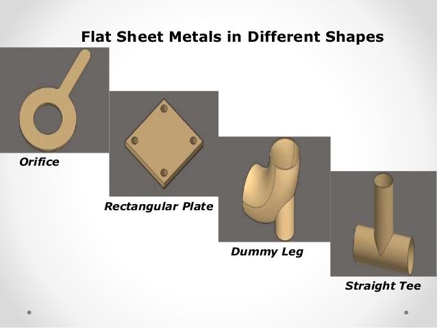 Different Type of Sheet Metal Shapes