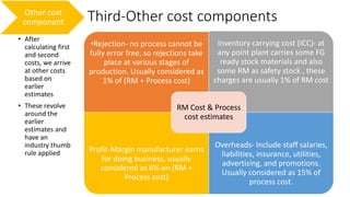 Sheet Metal Part Costing | PPTX